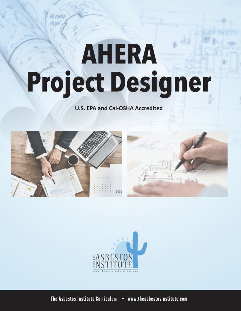 AHERA Project Designer Book – The Asbestos Institute